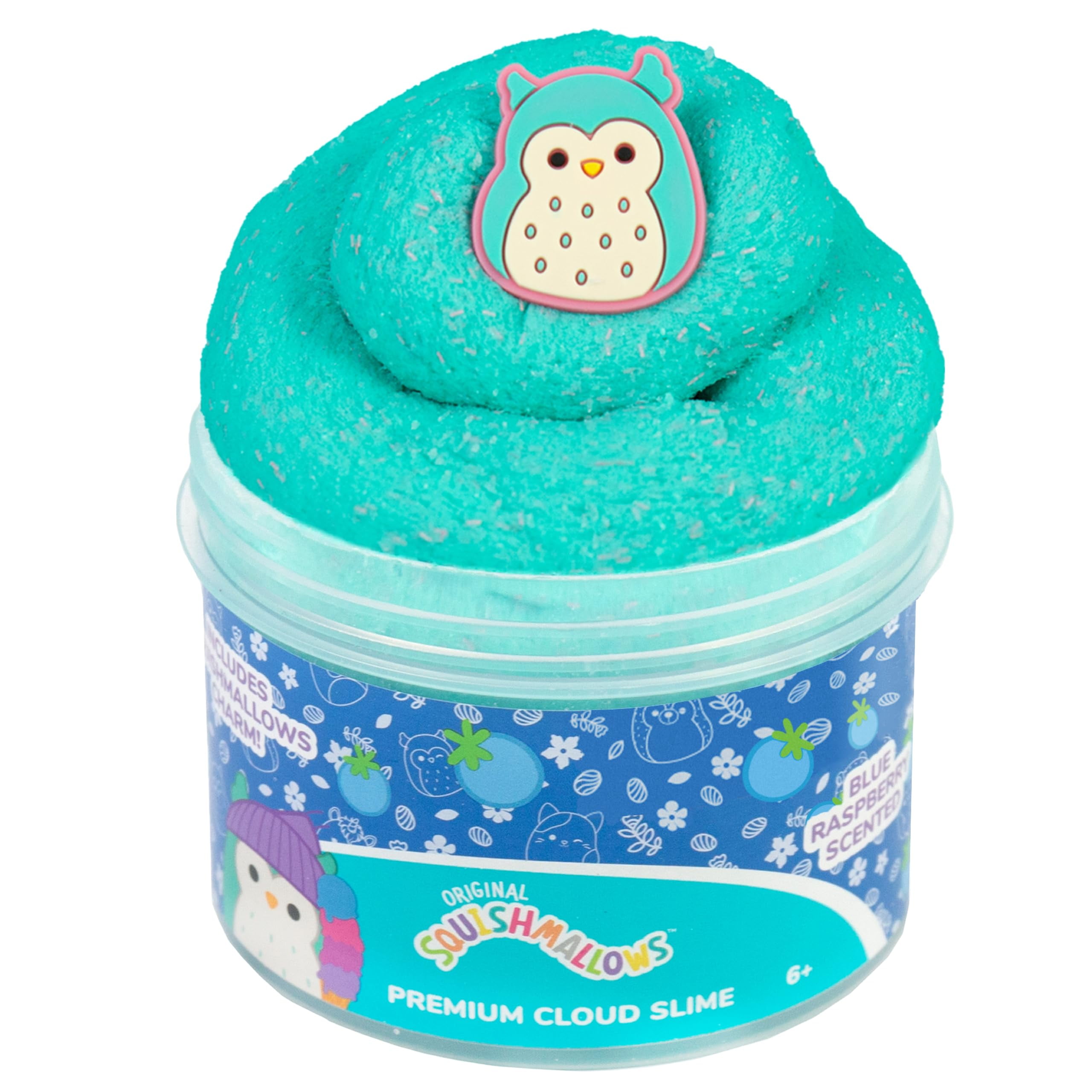 Squishmallows Original Premium 6+ Blue Raspberry Scented Cloud Slime 1 ...