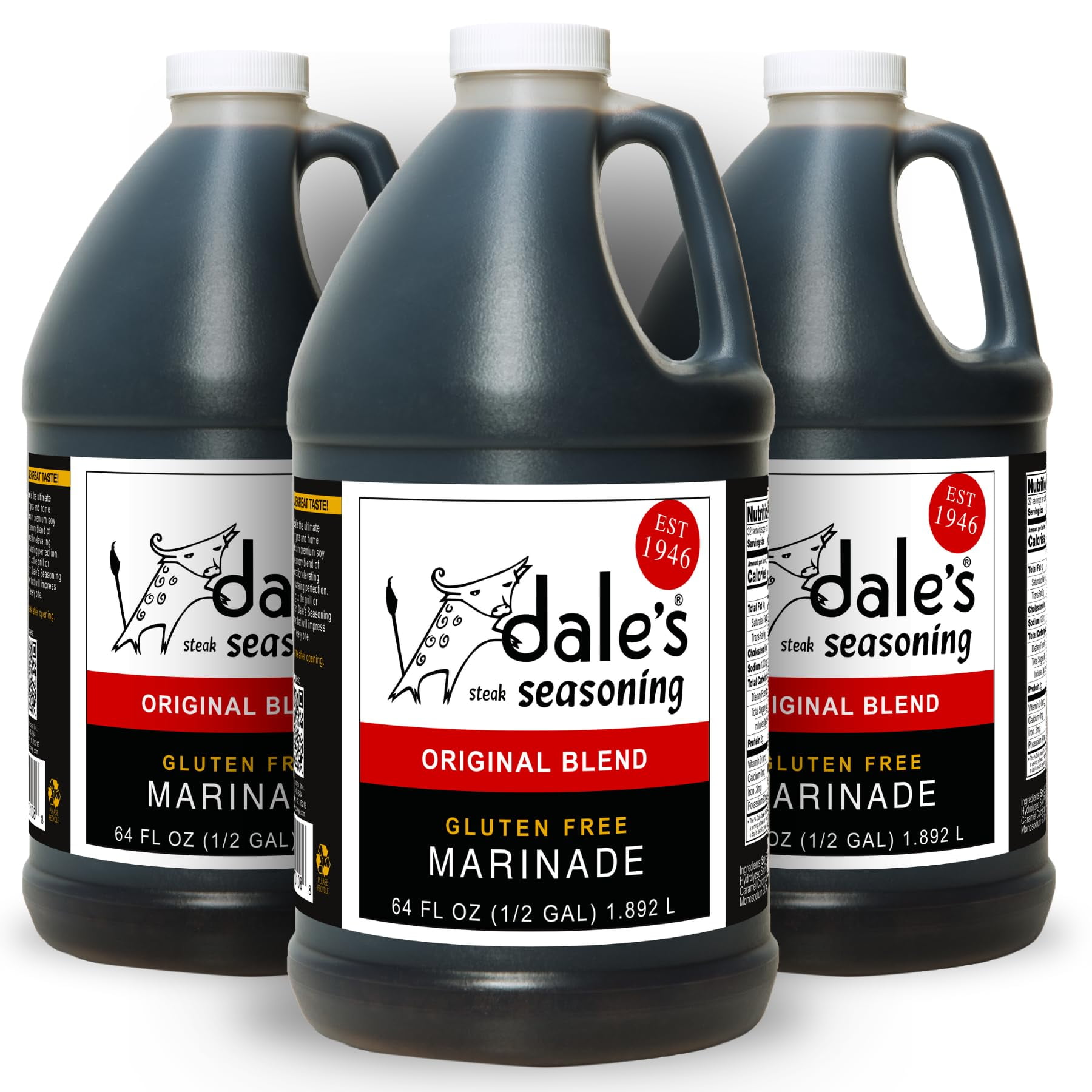 Original Steak, Poultry and SBF3 Vegetable Seasoning By Dale's ...