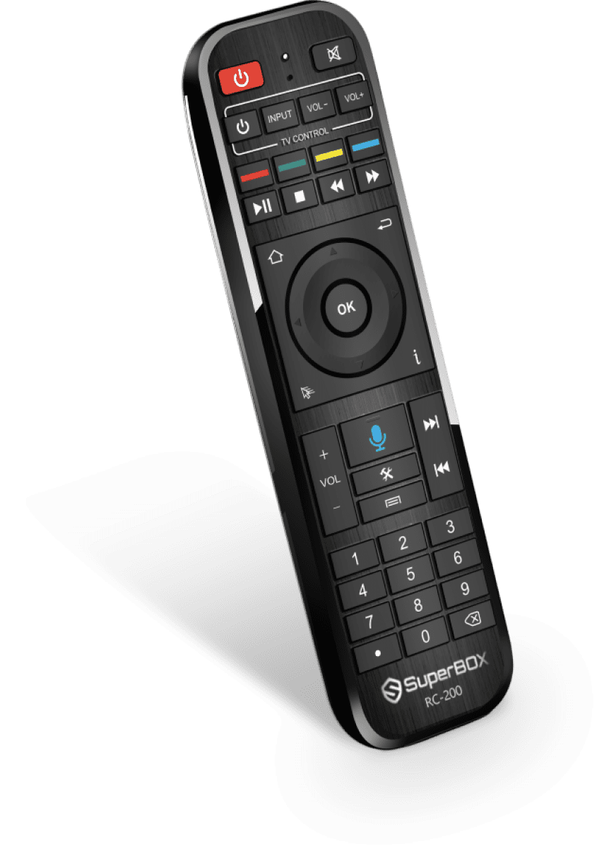 Original SuperBox RC-200 Remote Control with Voice and Bluetooth for S7 ...