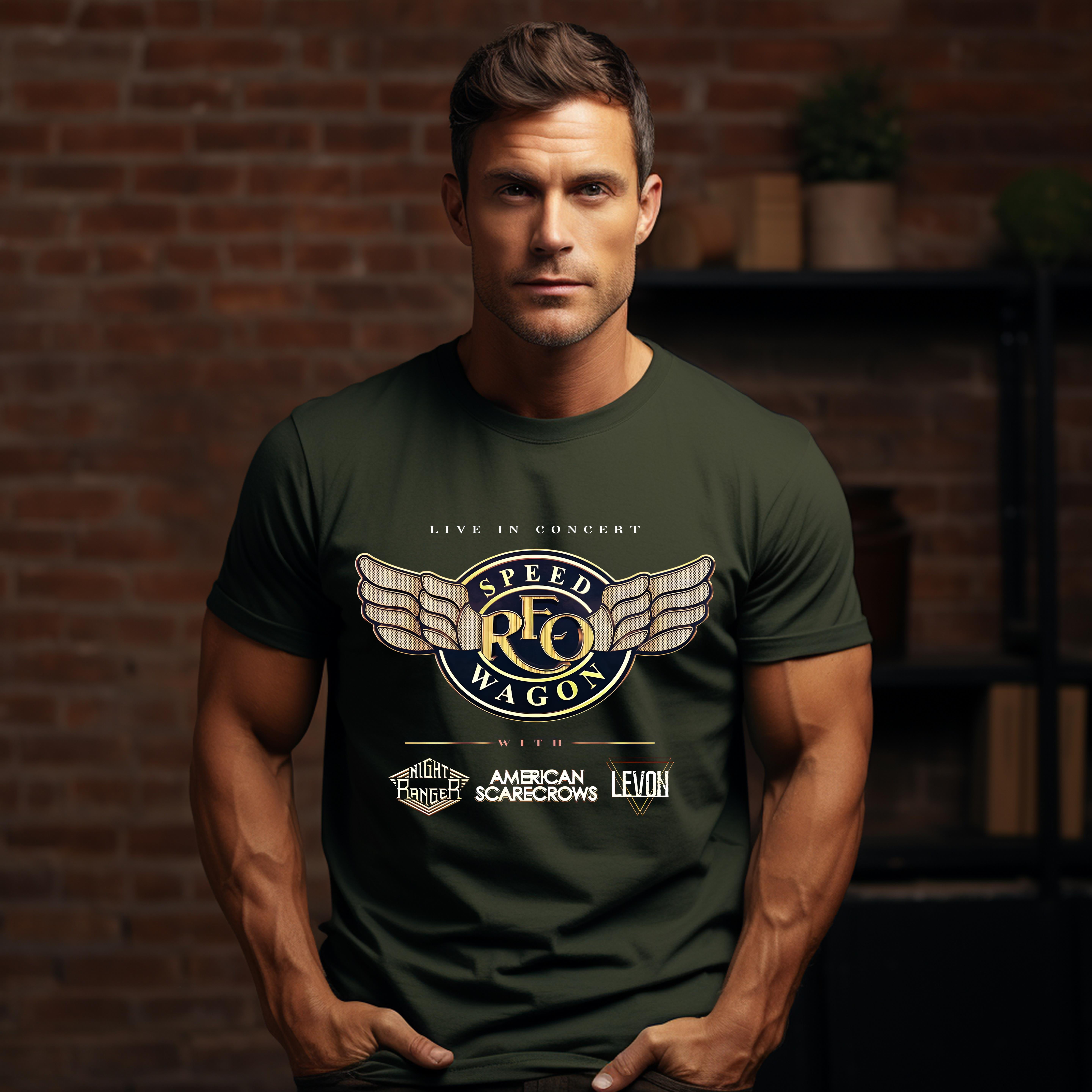 Original T-shirts 1971 USTEE ,REO Speedwagon 2024 Tour Shirt, REO ...