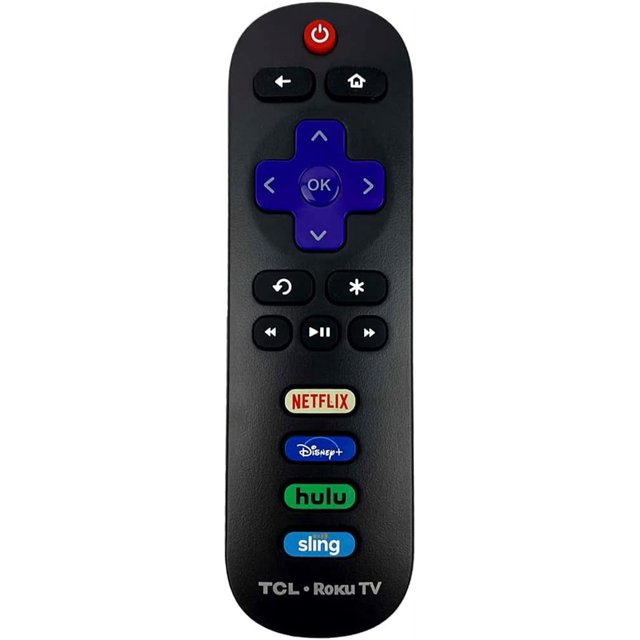 Original TCL RC280 TV Remote Control with Roku Built-in Netflix, Disney ...
