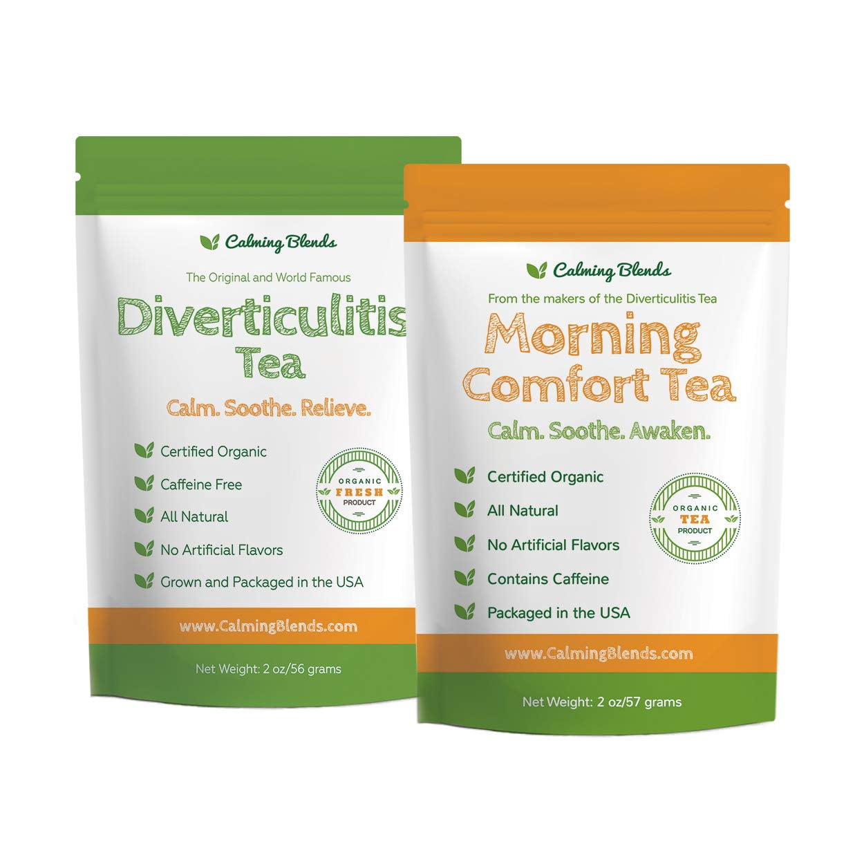 Original Tea And Morning Comfort Tea | Certified Organic, 2 Pack ...