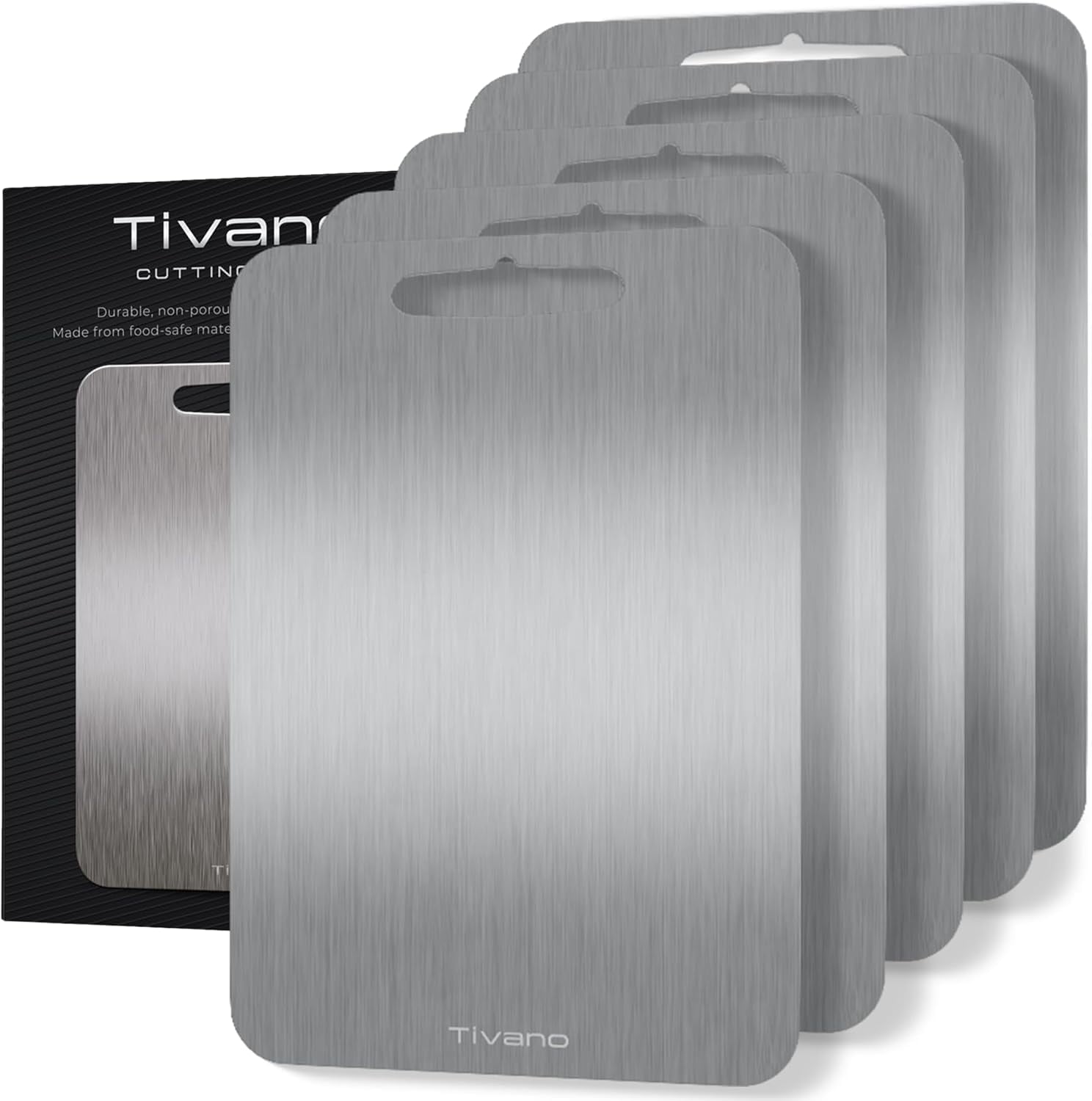 Original Tivano TitaniumShield Cutting Board 12"x8" Metal Pro | Ultra ...