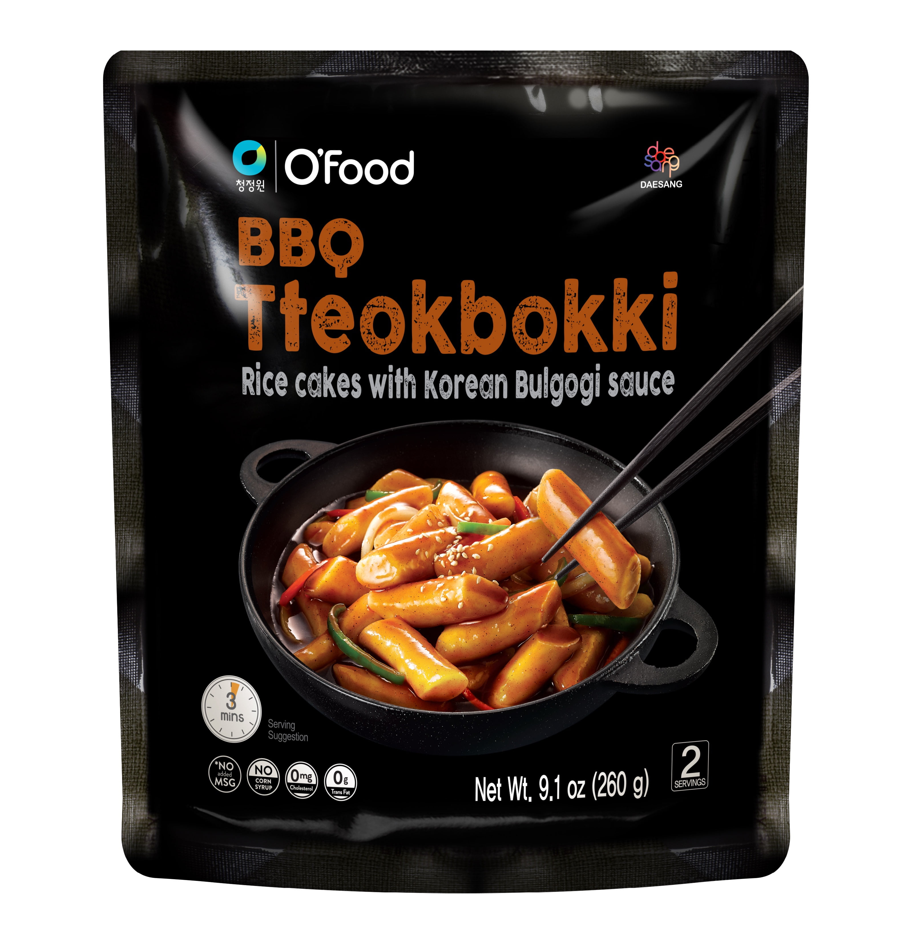 Original Tteokbokki BBQ Rice Cakes - Walmart.com