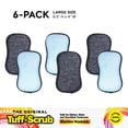 Tuff-Scrub Microfiber Scrub 'N' Wipe Sponge Pads, Non-Stick Safe, Pack ...