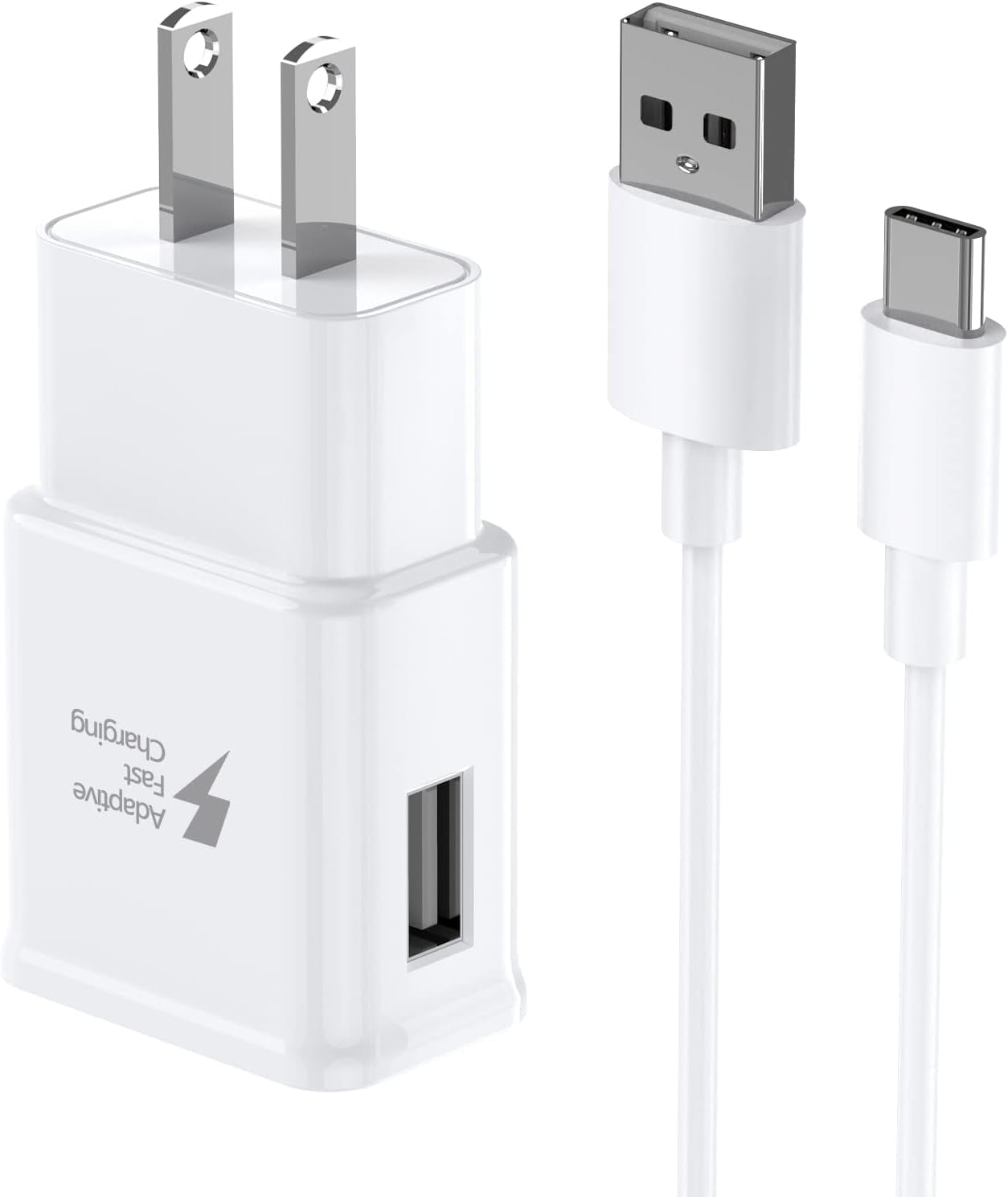 SGNics Type C Fast Charger Kit, USB-C Cable 4ft, Adaptive Fast Charging ...