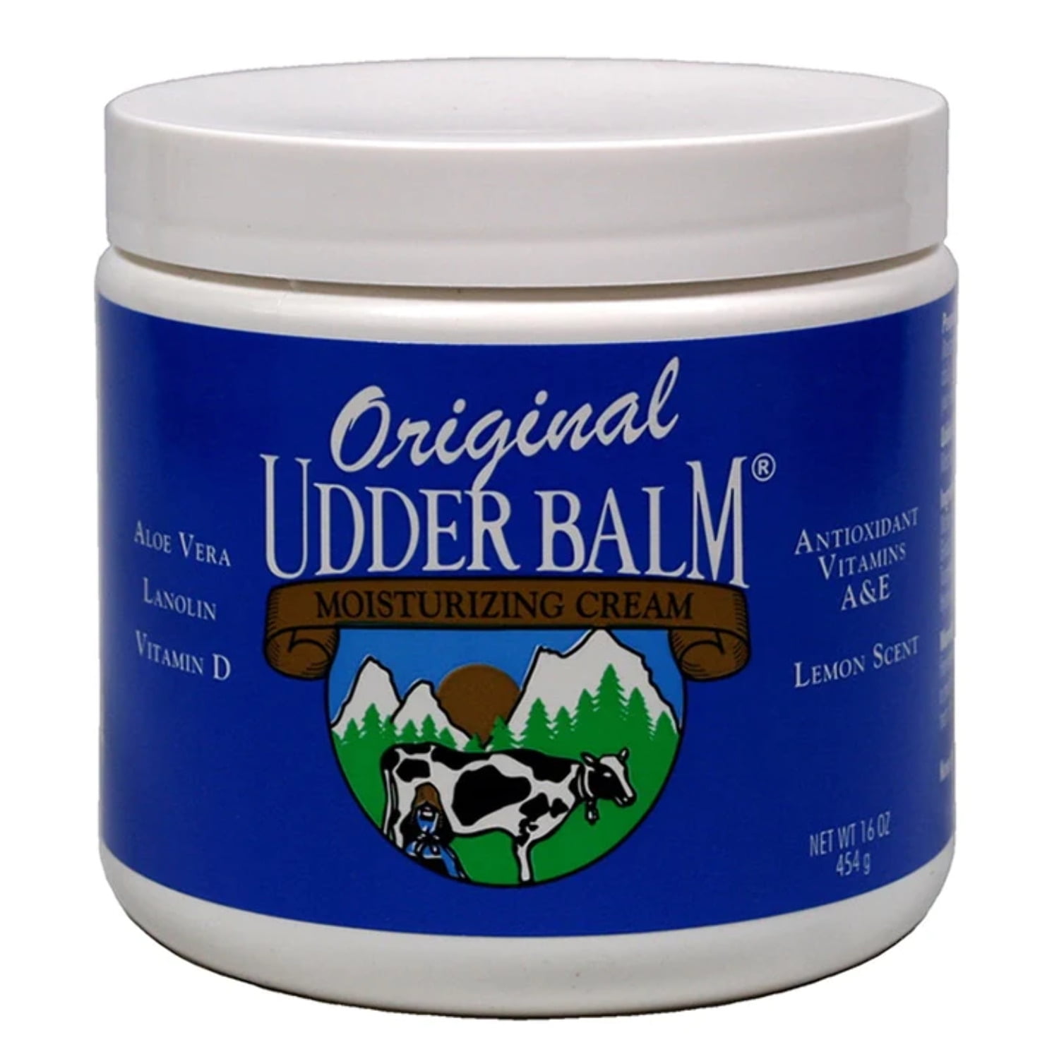 Original Udder Balm Aloe & Lanolin Moisturizing Cream for Chapped Skin ...