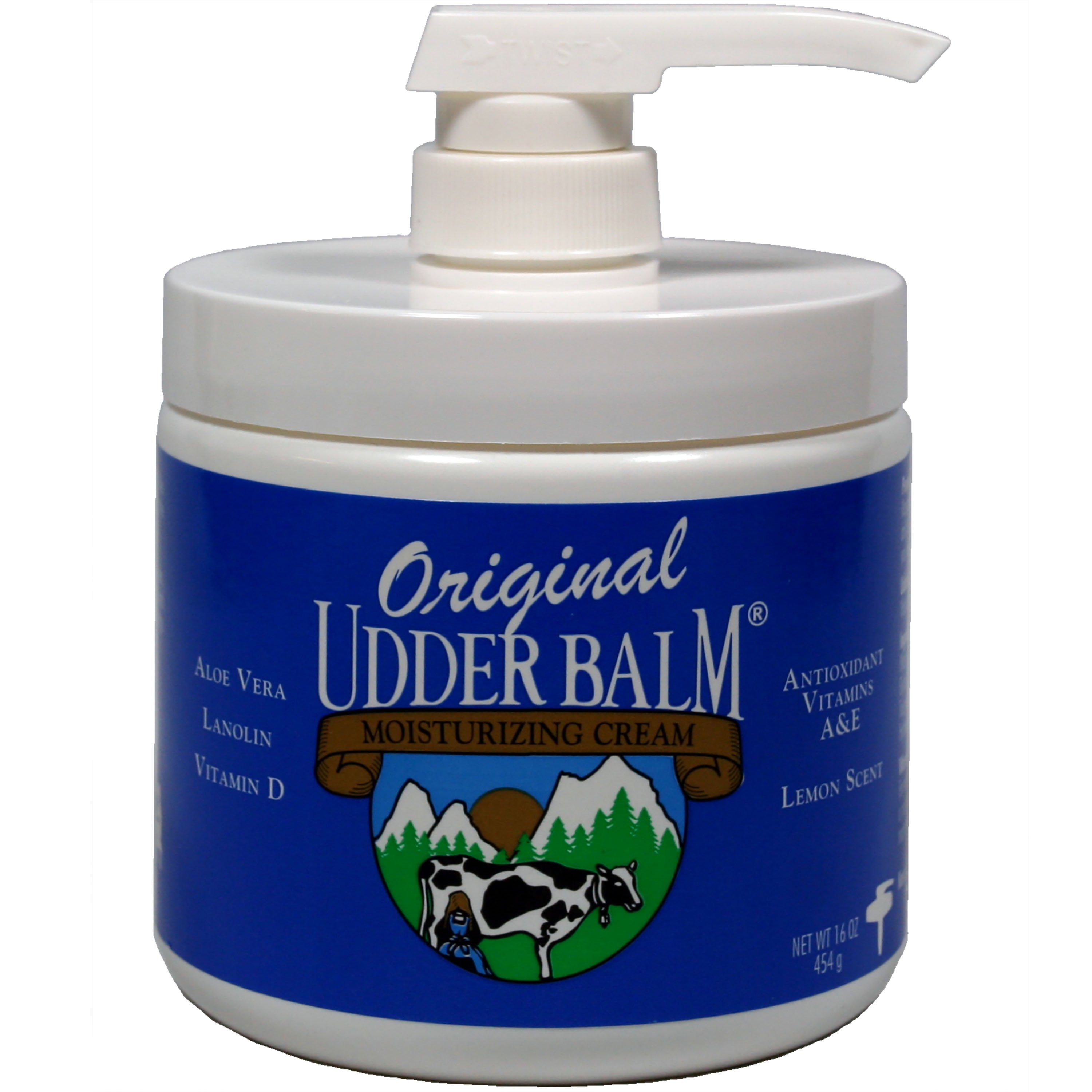 Original Udder Balm Moisturizing Cream with Aloe & Lanolin 16oz Pump ...