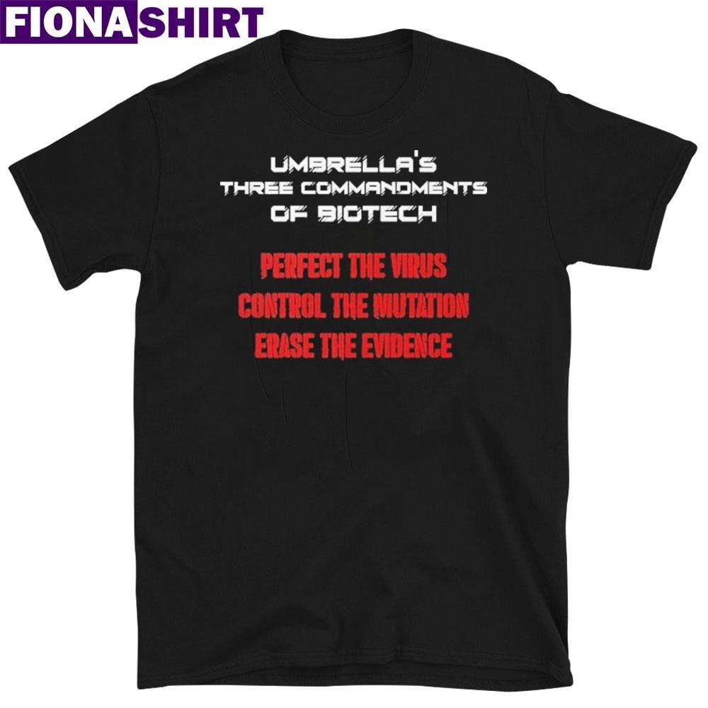 Original Umbrellas Three Commandment Of Biotech T-shirt - Walmart.com