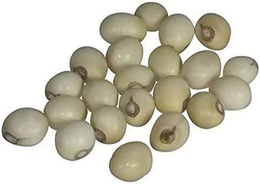 Original White Chirmi | Gurivinta Beads | Shwet Gunja Beads For Puja ...
