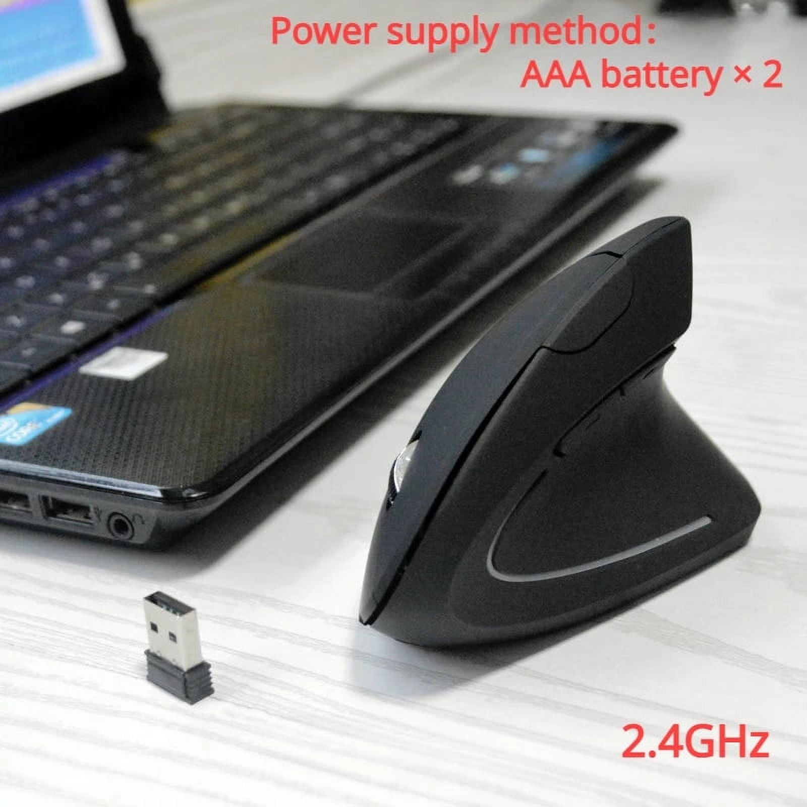 Original Wireless Mouse Rechargeable Vertical Wired USB Mouse Ergonomic ...