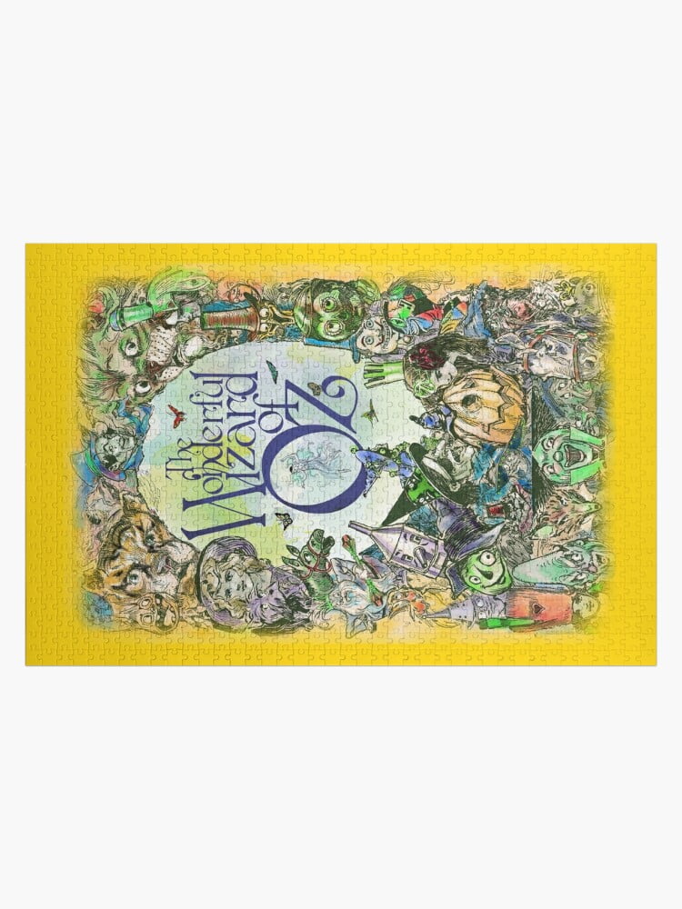Original Wizard of Oz Character montage Jigsaw Puzzle Cool Wooden ...
