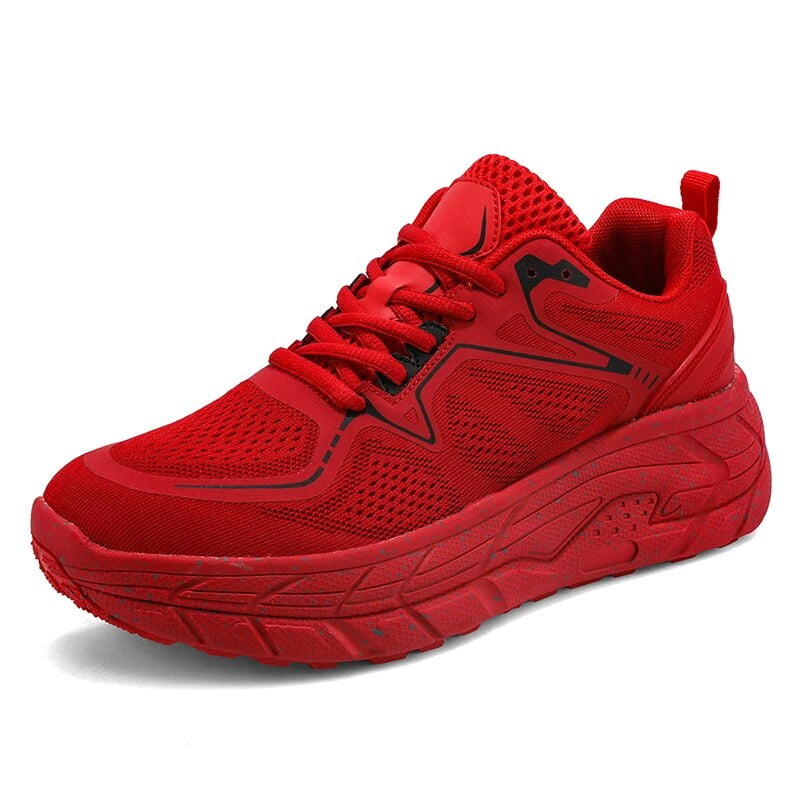 Original Women's Sports Shoes Red Casual Running Shoes Platform ...