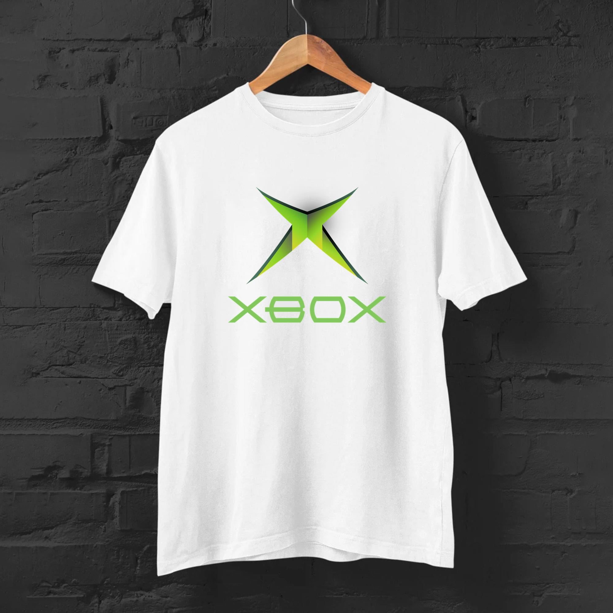 Original Xbox logo green black tee - Vintage Gaming Shirt Y2k Xbox 360 ...