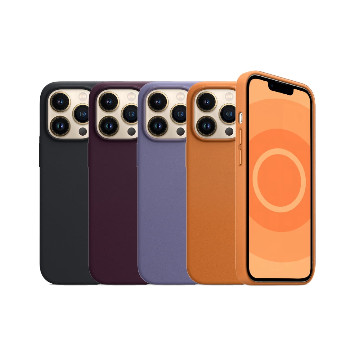 Original for YMTQ Case Magsafe Leather Magnetic Case For iPhone 13 Pro ...