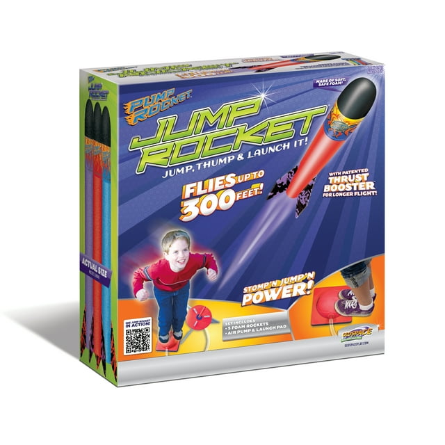 Original geospace jump rocket - launcher and 3 rocket set - Walmart.com