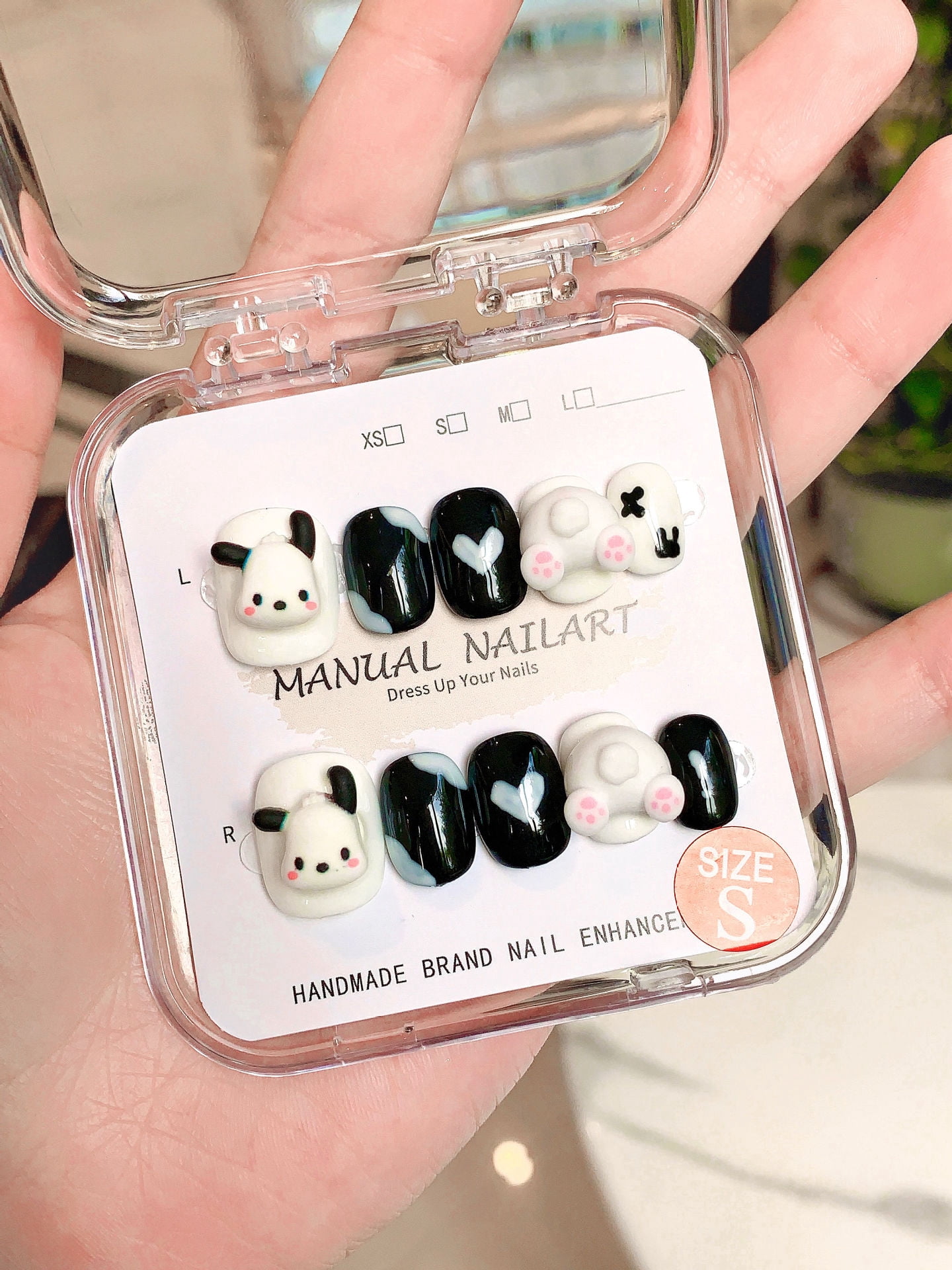 [Original real shot] Pure hand-worn armor cute wind love cartoon ...