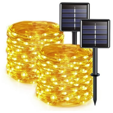 Fridja LED Solar Lights String Outdoor Garden Lights String Christmas ...