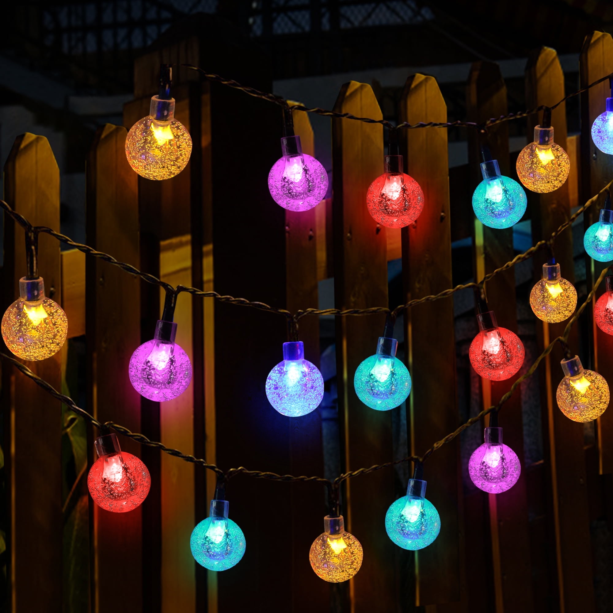 OriginalSourcing Solar Fairy Lights, Outdoor Waterproof 30 LED 20ft ...