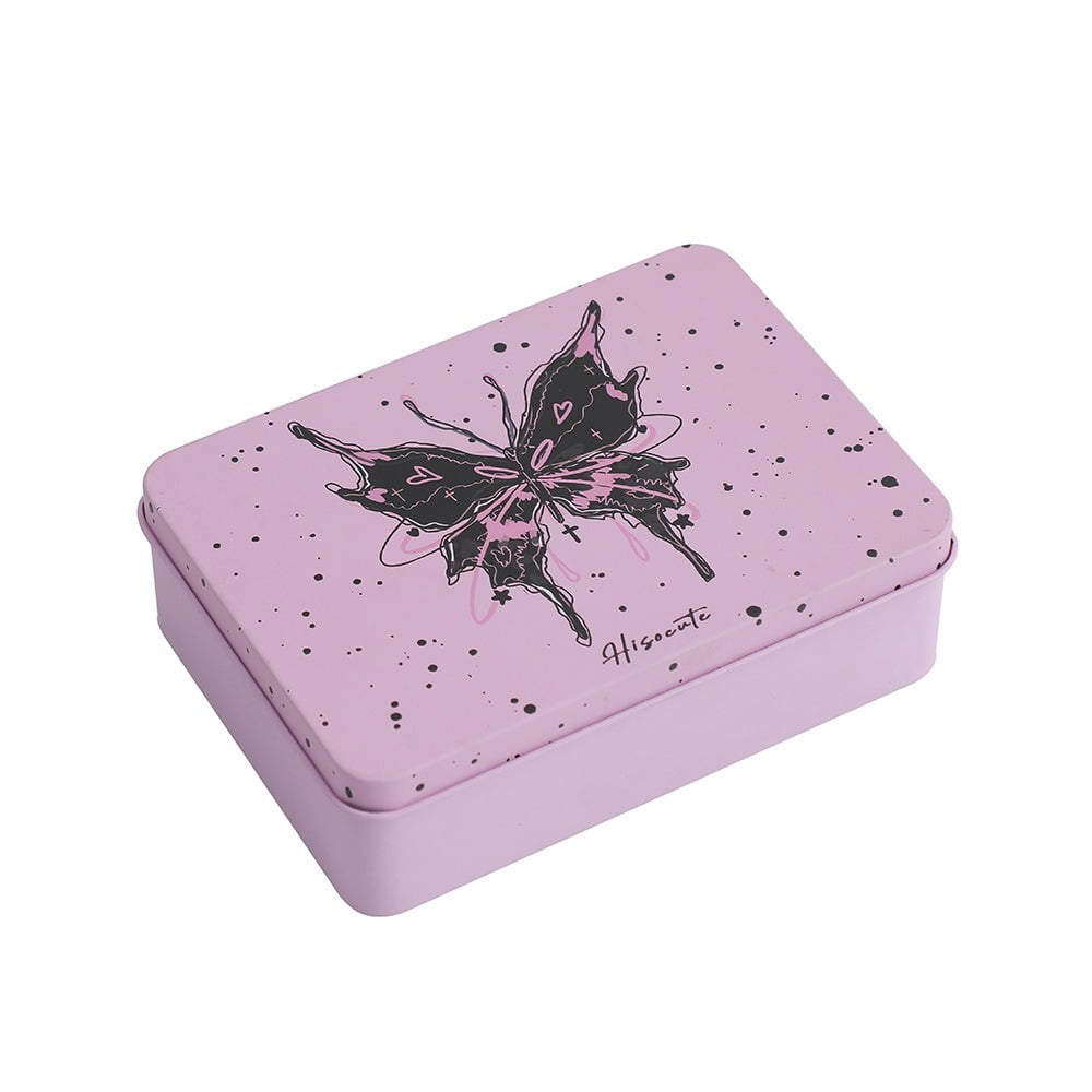 Originality Butterfly Desk Organizer Iron Sticker Storage Box Student ...