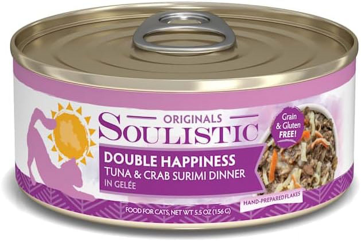 Originals Double Happiness Tuna & Crab Surimi Dinner in Gelee Wet Cat ...