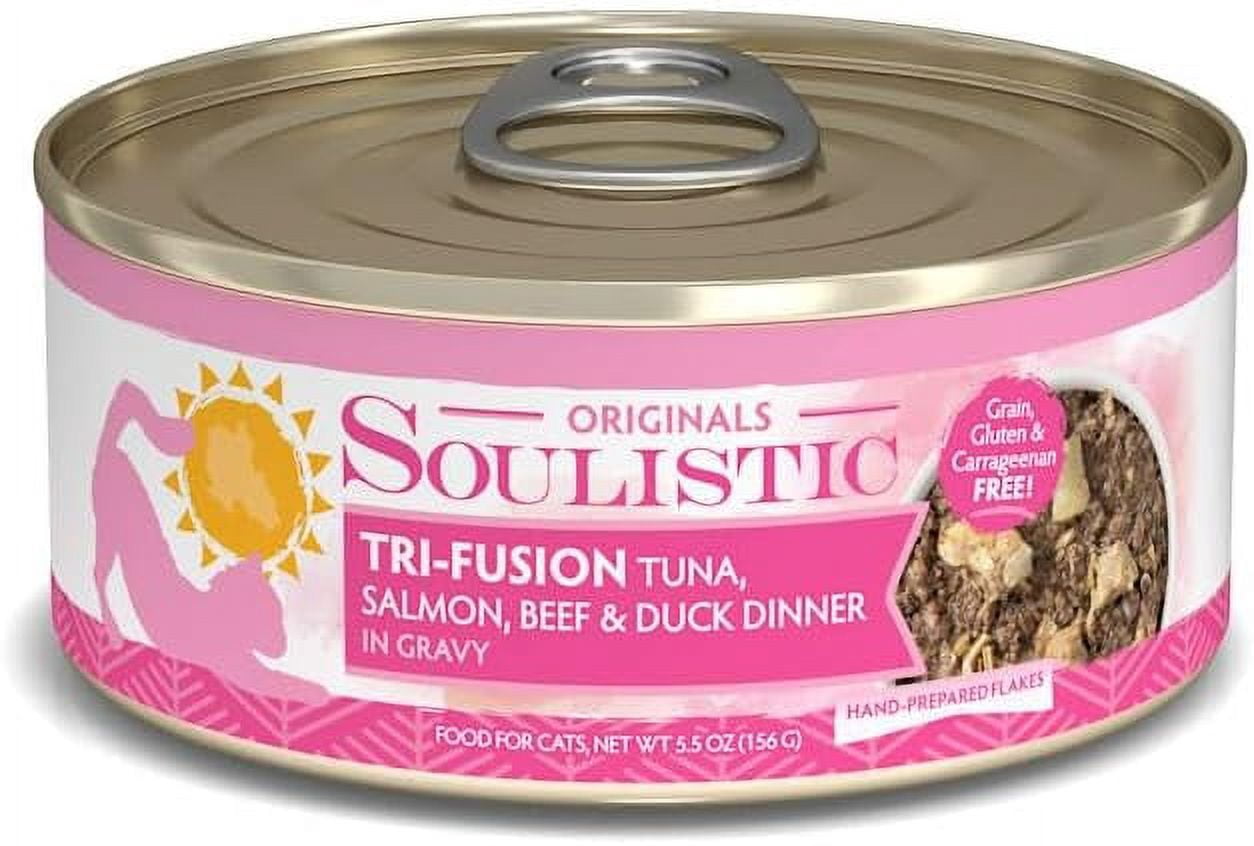 Originals Tri-Fusion Tuna Dinner with Salmon, Beef & Duck in Gravy Wet ...
