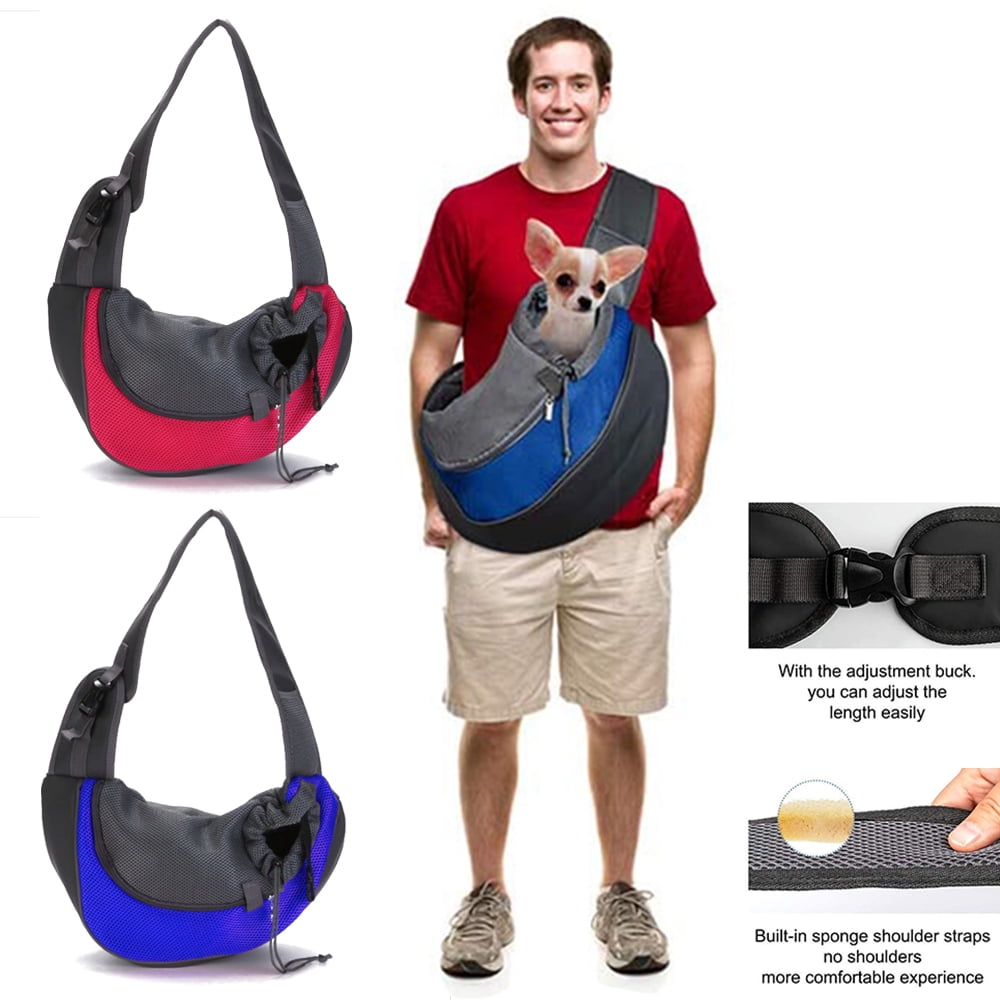 Originalsourcing Portable Dog Carrier Sling, Travel Pet Puppy Carrier ...