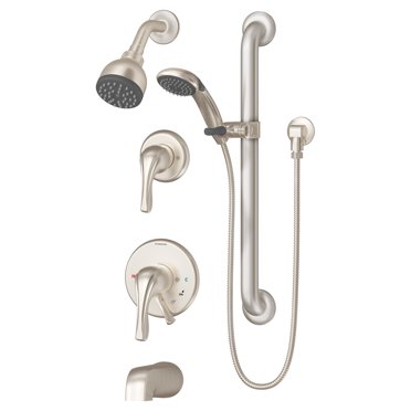 Moen Classic Brushed Nickel Posi-Temp(R) Transfer All-Metal Trim Kits - Walmart.com