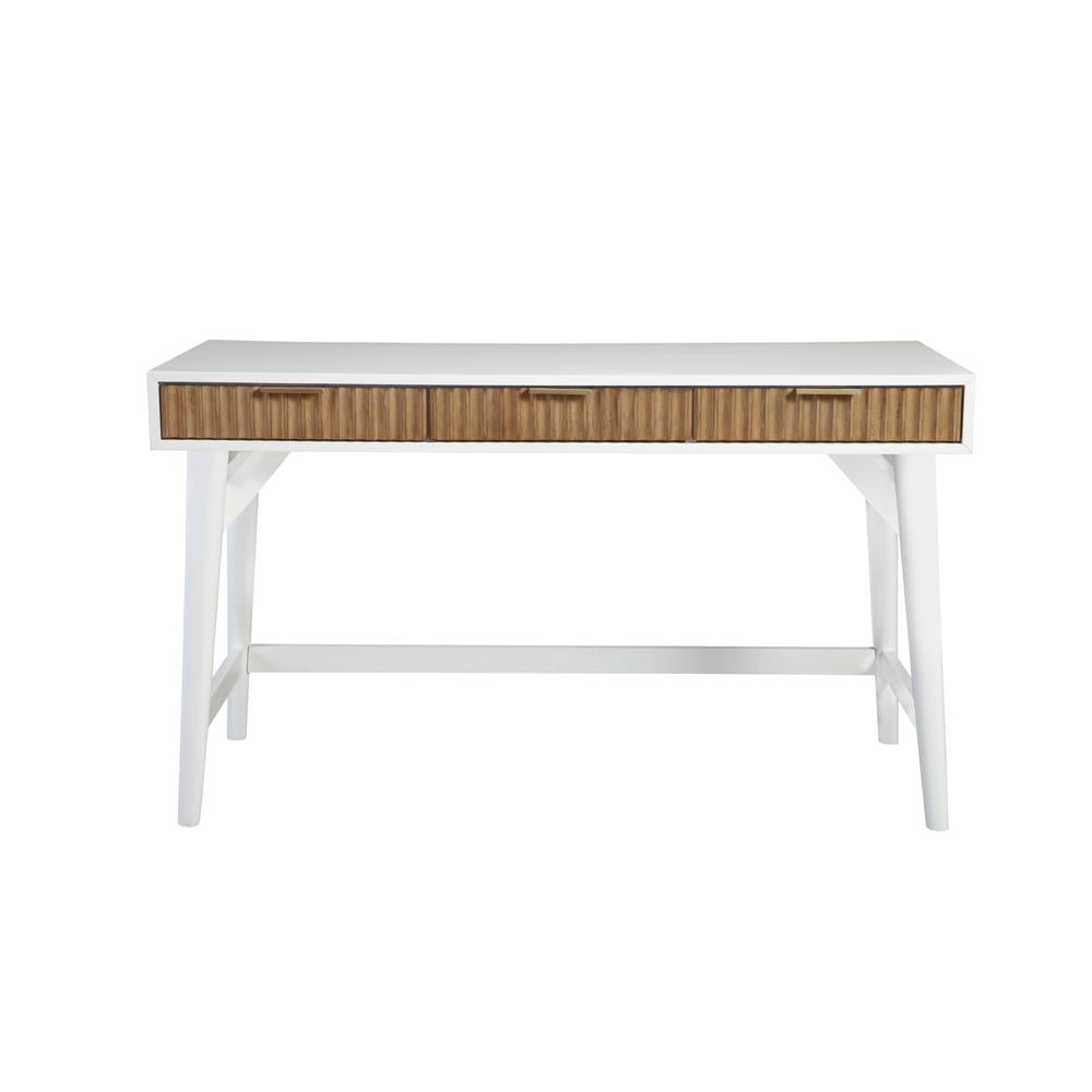 Origins by Alpine Larsen Large Office Computer Desk in White with ...