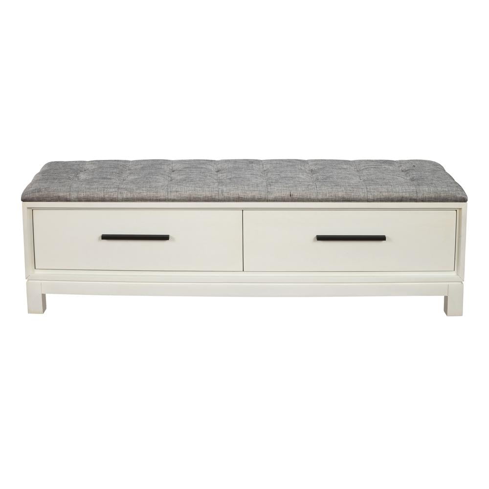 Origins by Alpine Nova Bench in White - Walmart.com