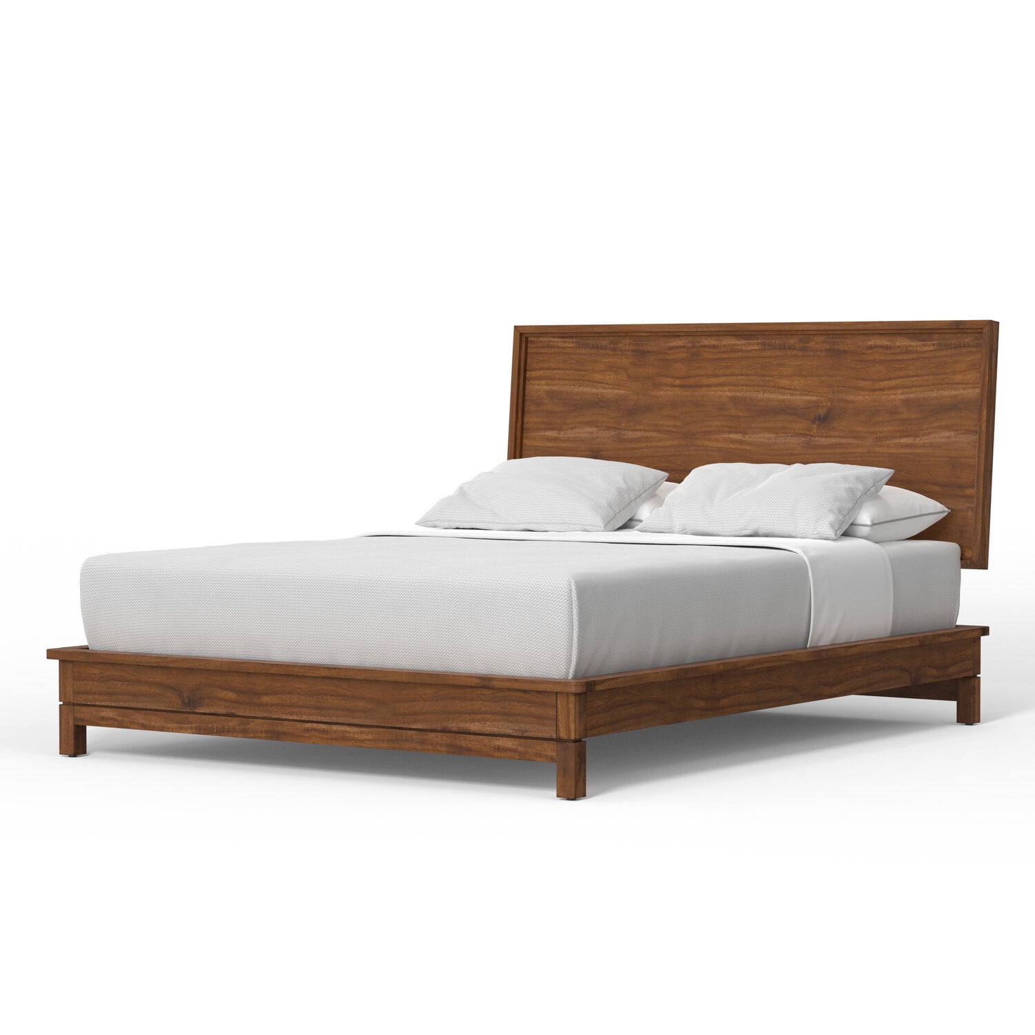 Origins by Alpine Nova California King Platform Bed in Honey Maple ...