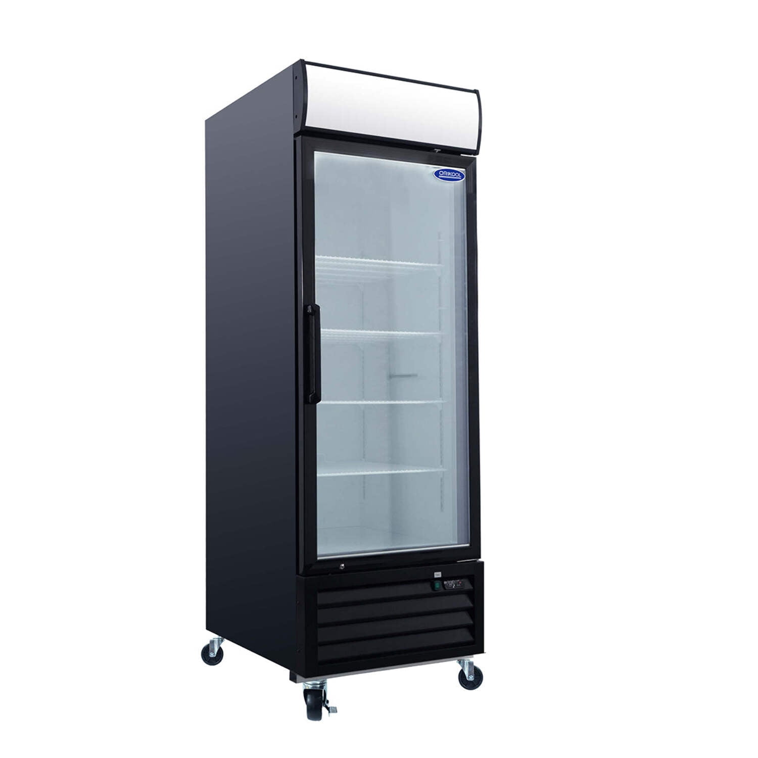 Orikool Glass Door Merchandiser Freezer 19.3 Cu.Ft Swing Door ...