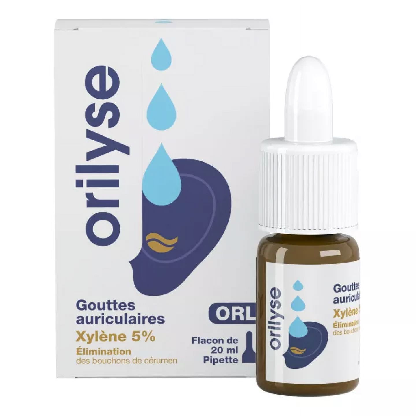 Orilyse Ear Solution Dropper Bottle 20 ml - Walmart.com