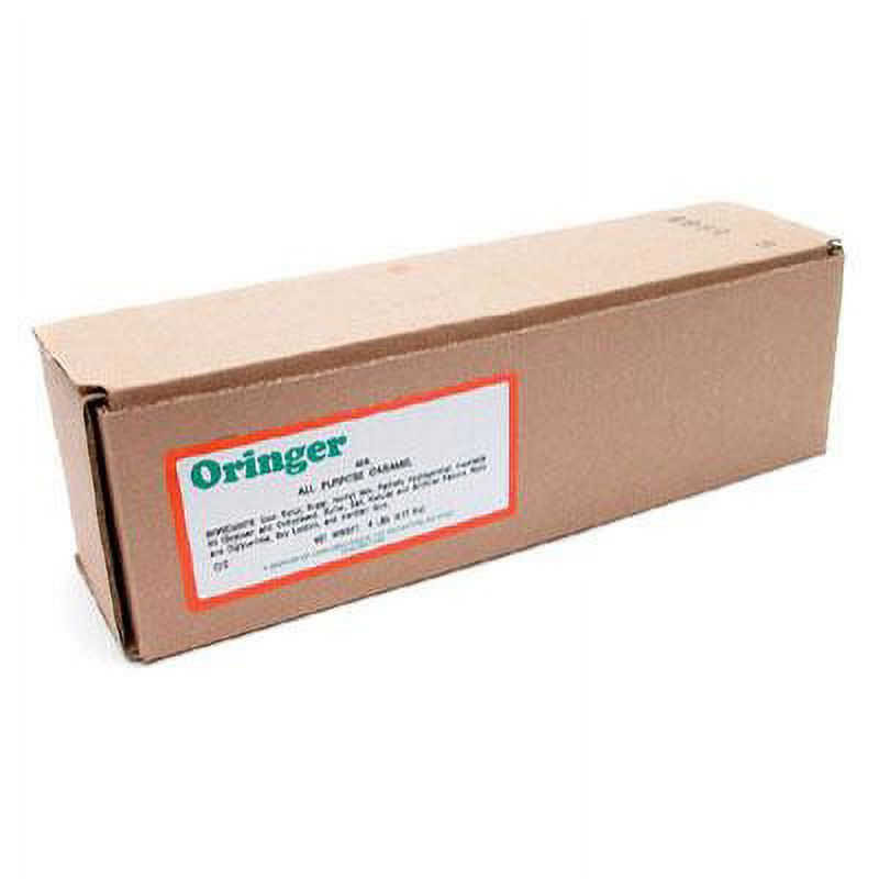Oringer All Purpose Vanilla Caramel 5 lb Loaf- Soft Caramel for Candy ...