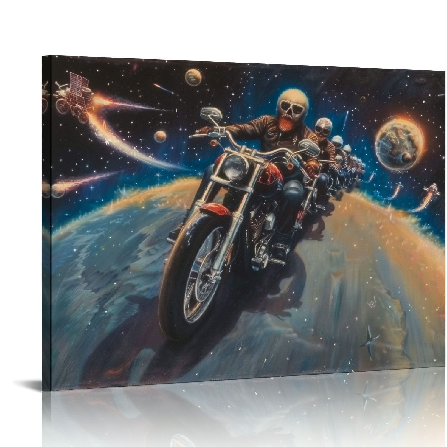Orinice 35+ David Mann Artwork Print Easyriders Motorcycle Aesthetic Canvas Paintings Wall Art ...