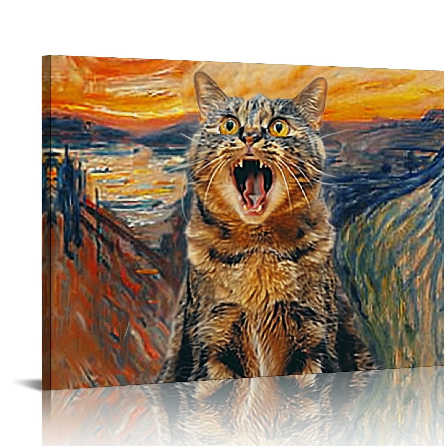Orinice Abstract Edvard Munch Canvas Wall Art Famous Art The Scream ...