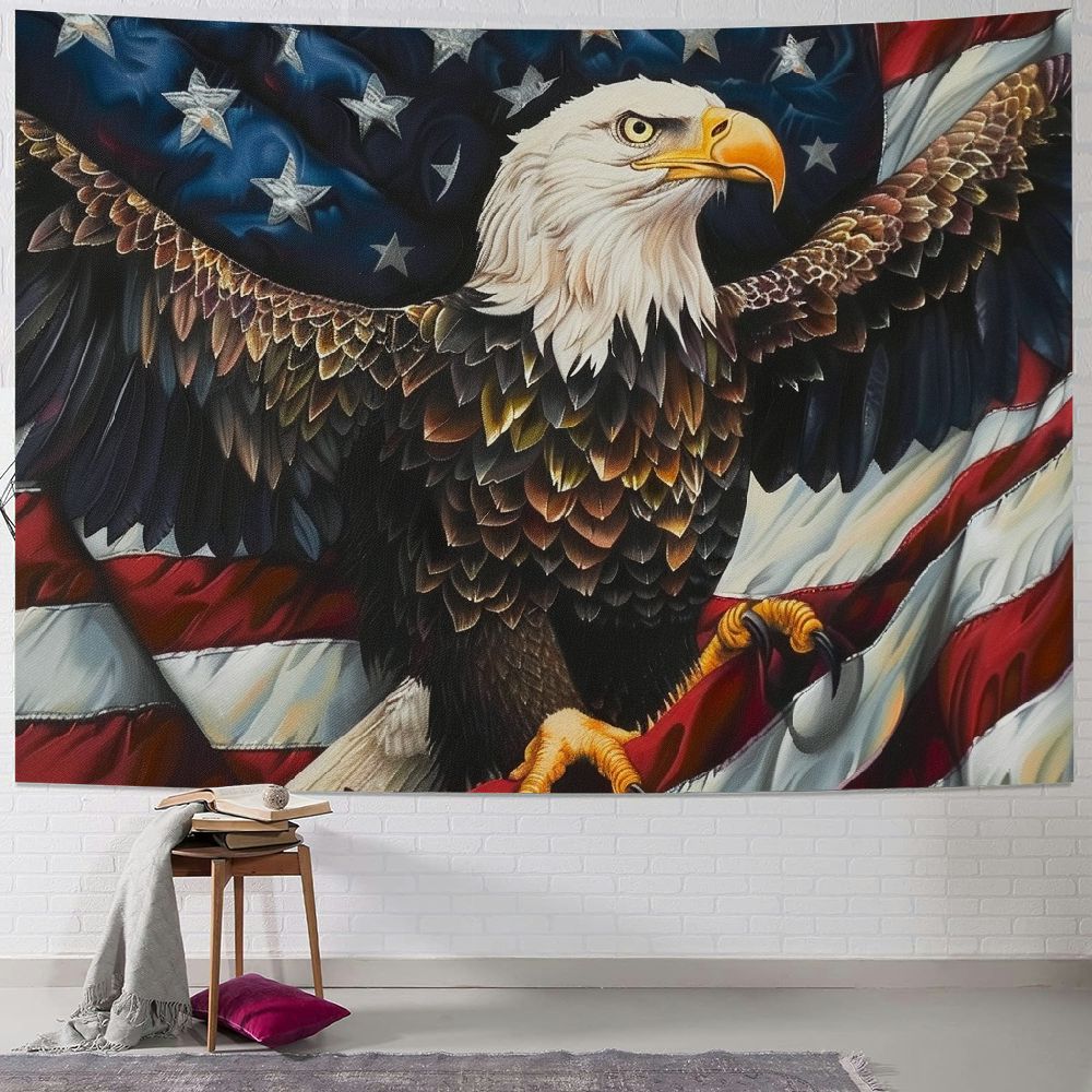 Orinice American Flag Tapestry Wall Hanging Unique Style Graphic ...