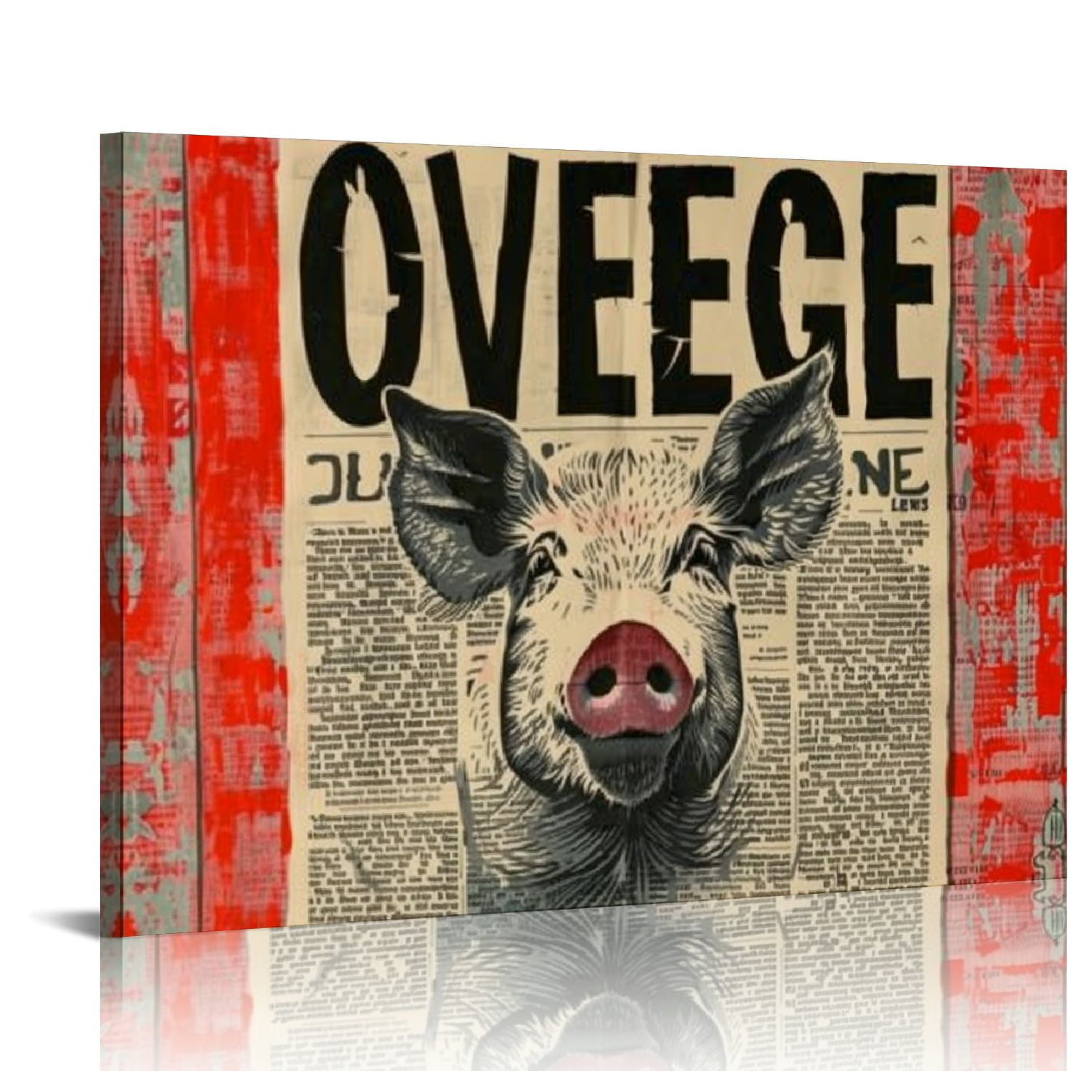 Orinice 'Animal Farm' By George Orwell Book Cover for Room Aesthetic ...