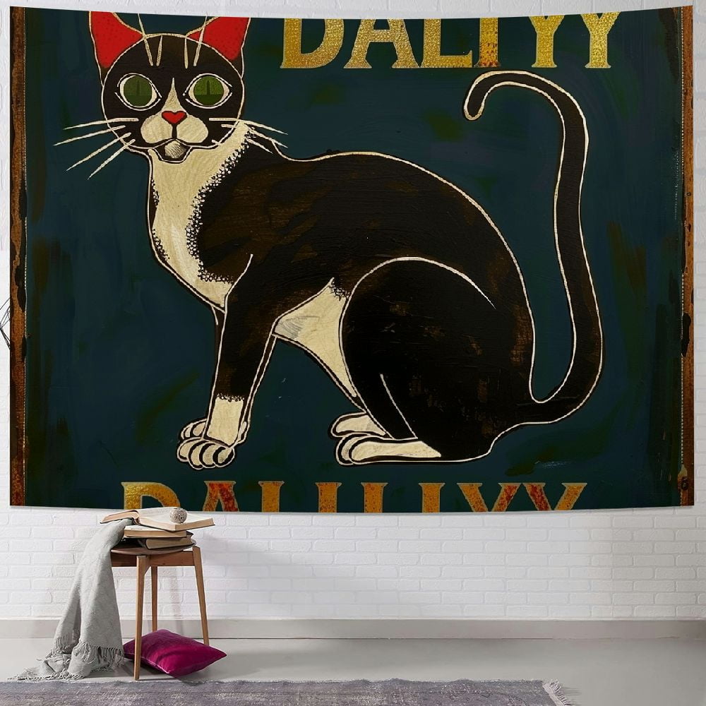 Orinice Bathroom Tuxedo Cat Wall Decor Funny Metal Sign- Are You ...