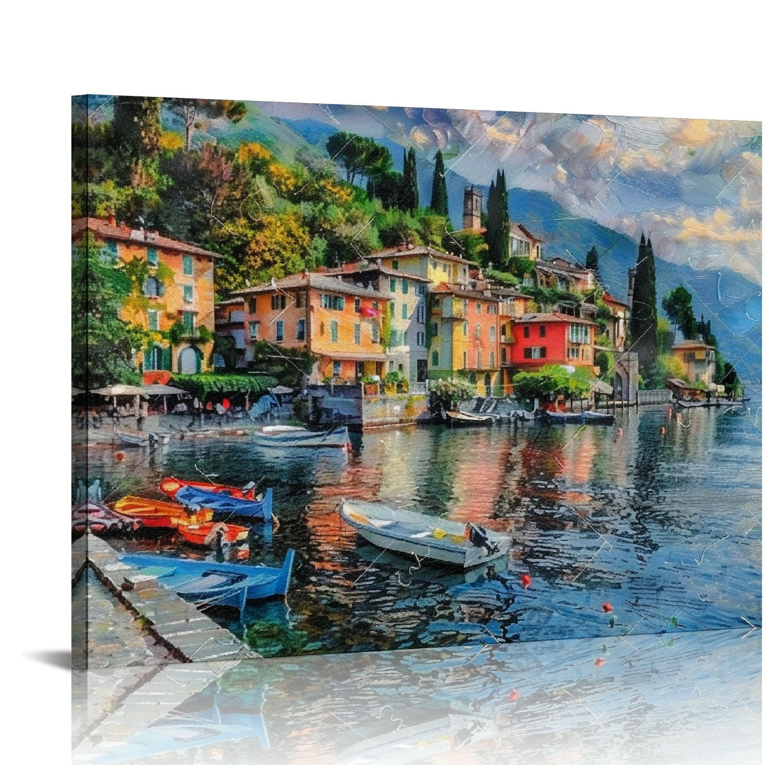 Orinice Boats Fine Art Aesthetic Poster & Print Wall Painting for Home ...