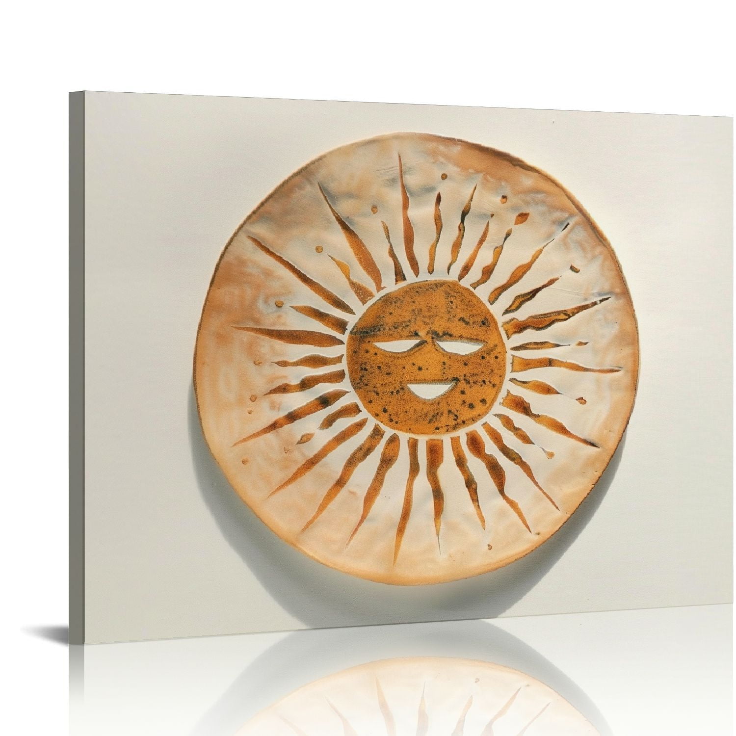 Orinice Boho Pictures Wall Decor Sun and Moon Boho Prints Wall Art, Mid ...