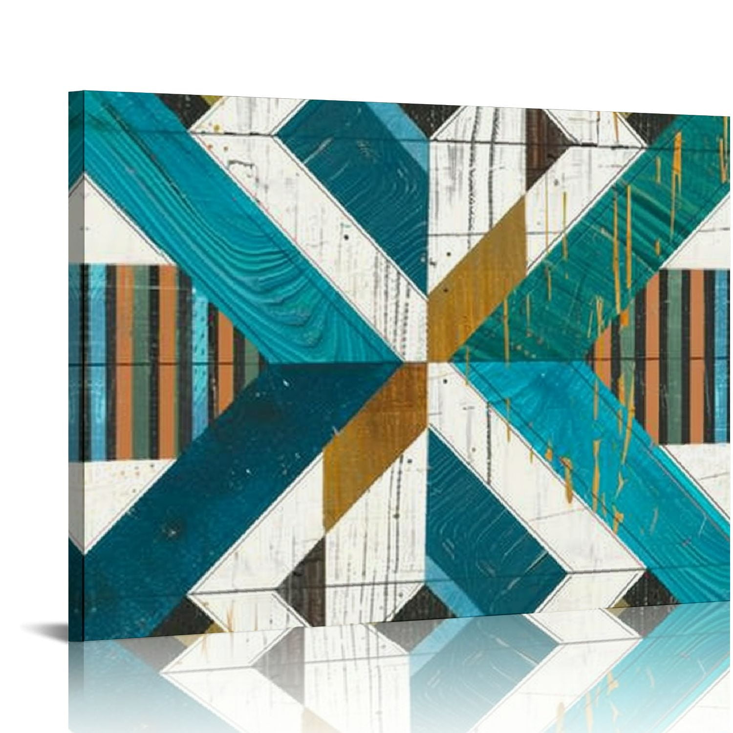 Orinice Boho Southwestern Aztec Decor Wall Art Print, Western Navajo ...