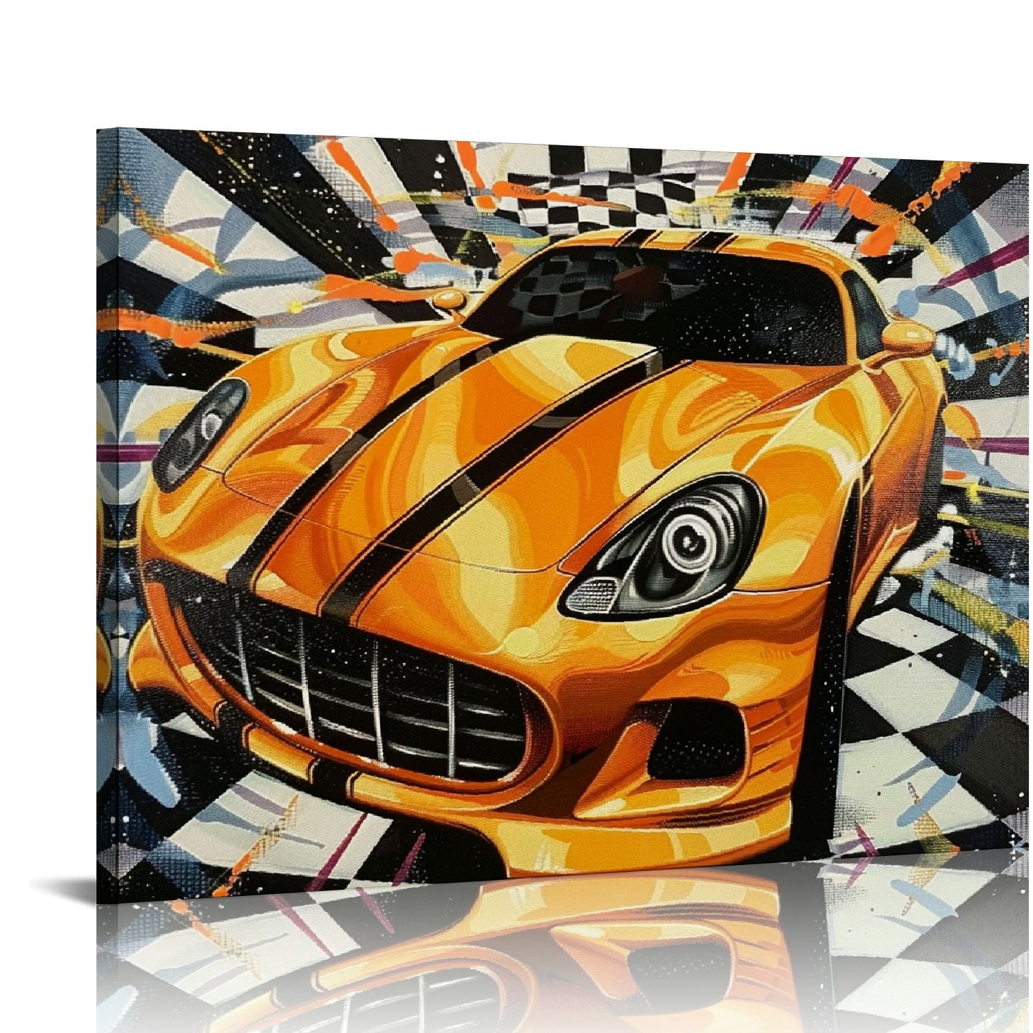 Orinice Checkered Pattern Fine Art Aesthetic Poster & Print Wall ...