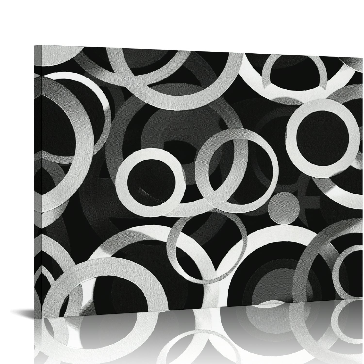 Orinice Circles Rings Pattern Aesthetic Fine Art Poster & Print Wall ...