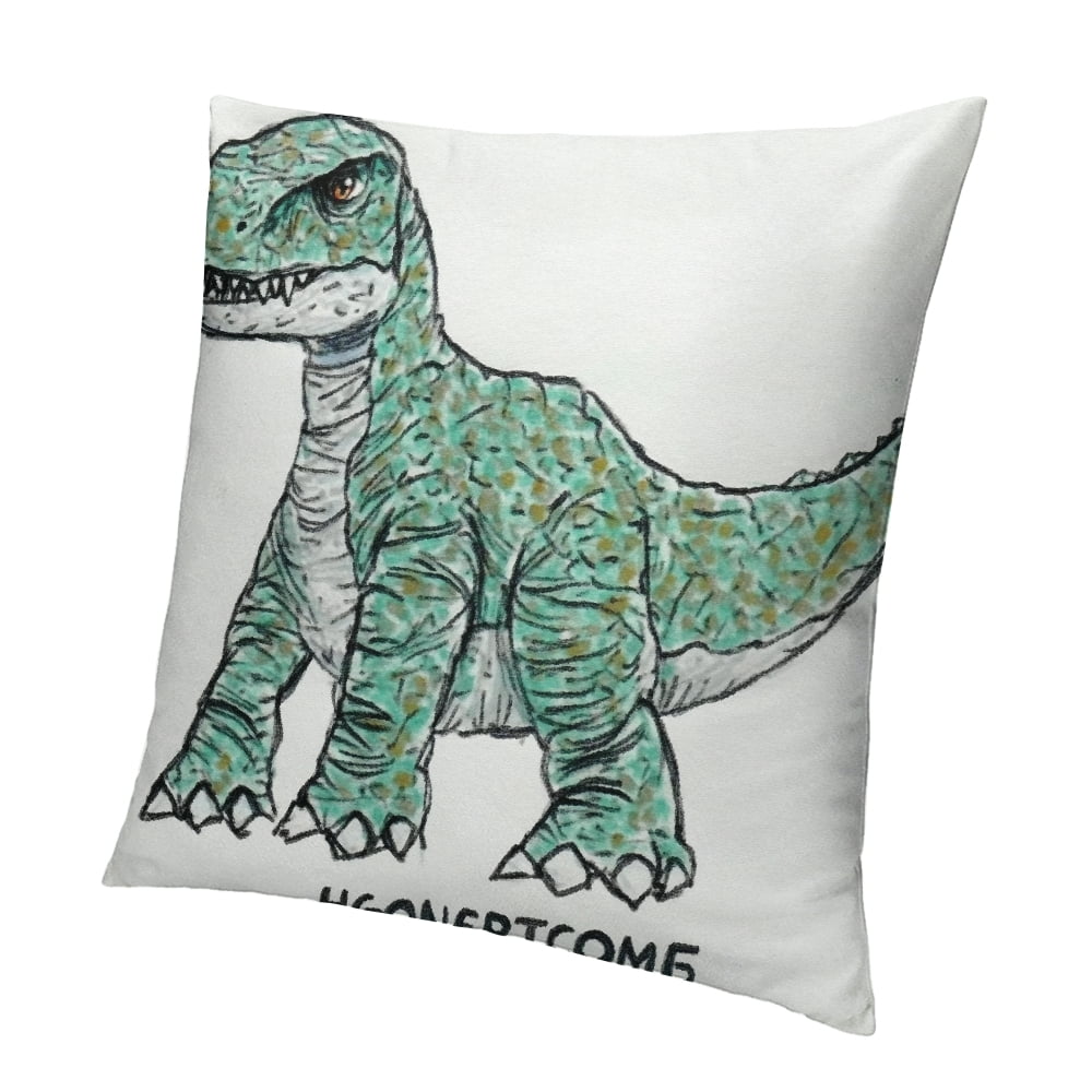 Orinice Cute Cartoon Dinosaurs Dino Throw Pillow Cover Pillowcase ...
