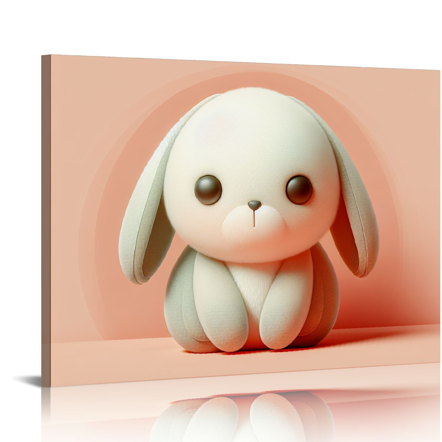 Orinice Cute Rabbit Fine Art Aesthetic Poster & Print Wall Painting for ...