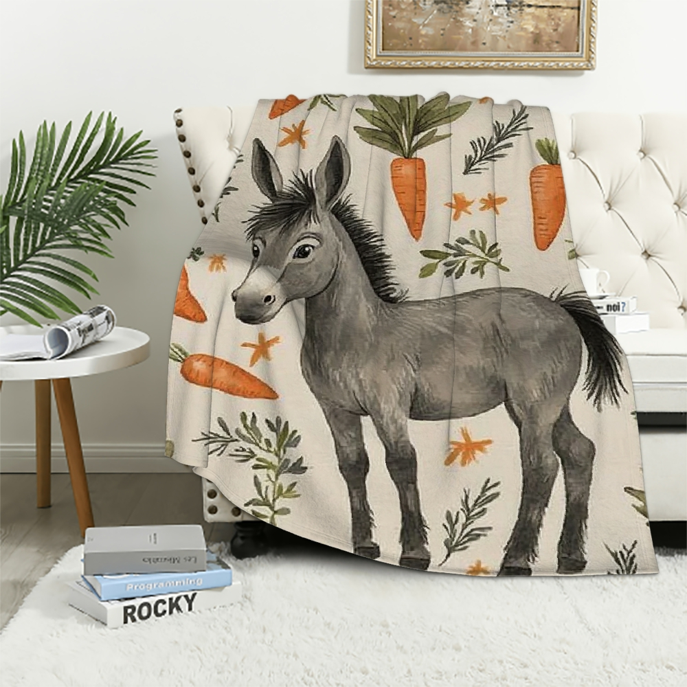 Orinice Donkey Blanket Gifts for Adult Kids, Donkey Decor Gifts for ...
