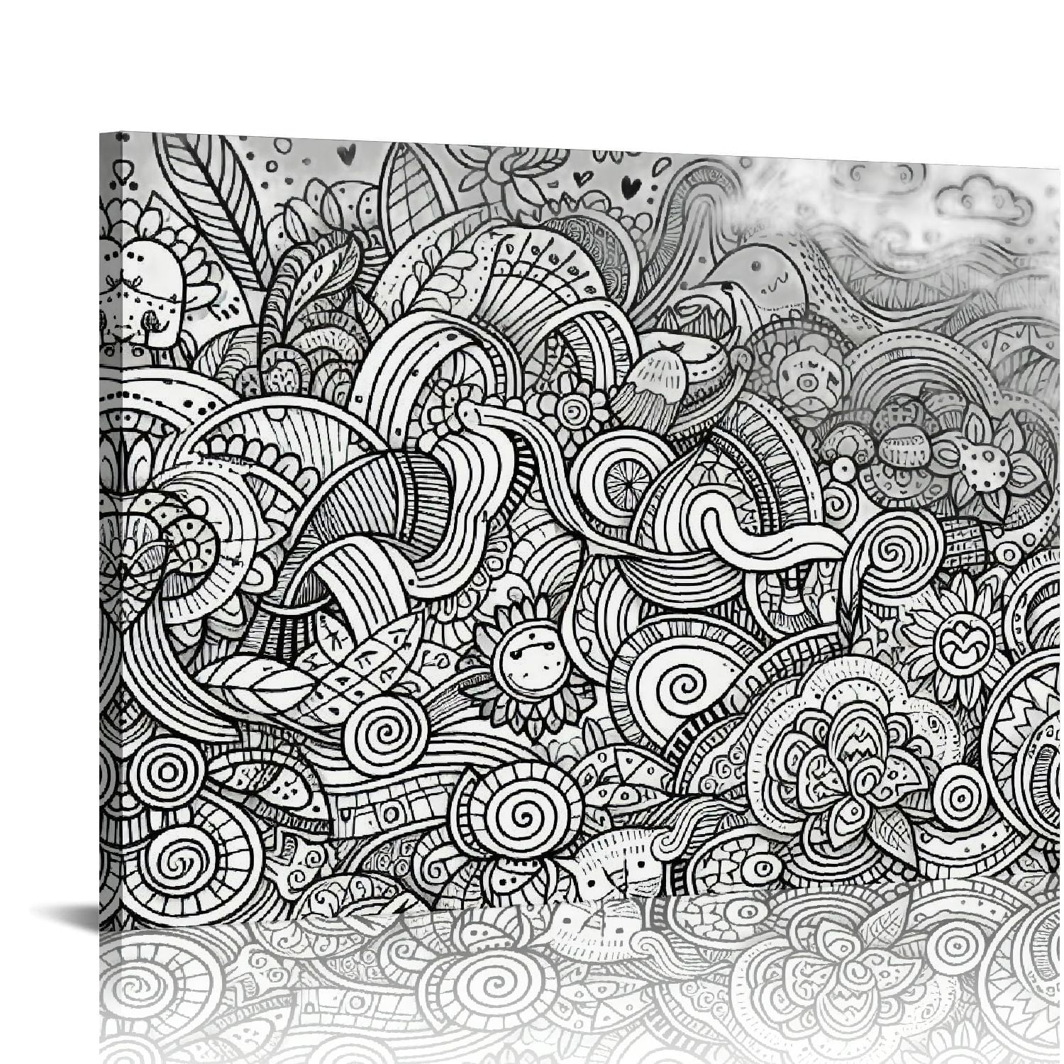 Orinice Doodle Fine Art Aesthetic Poster & Print Wall Painting for ...