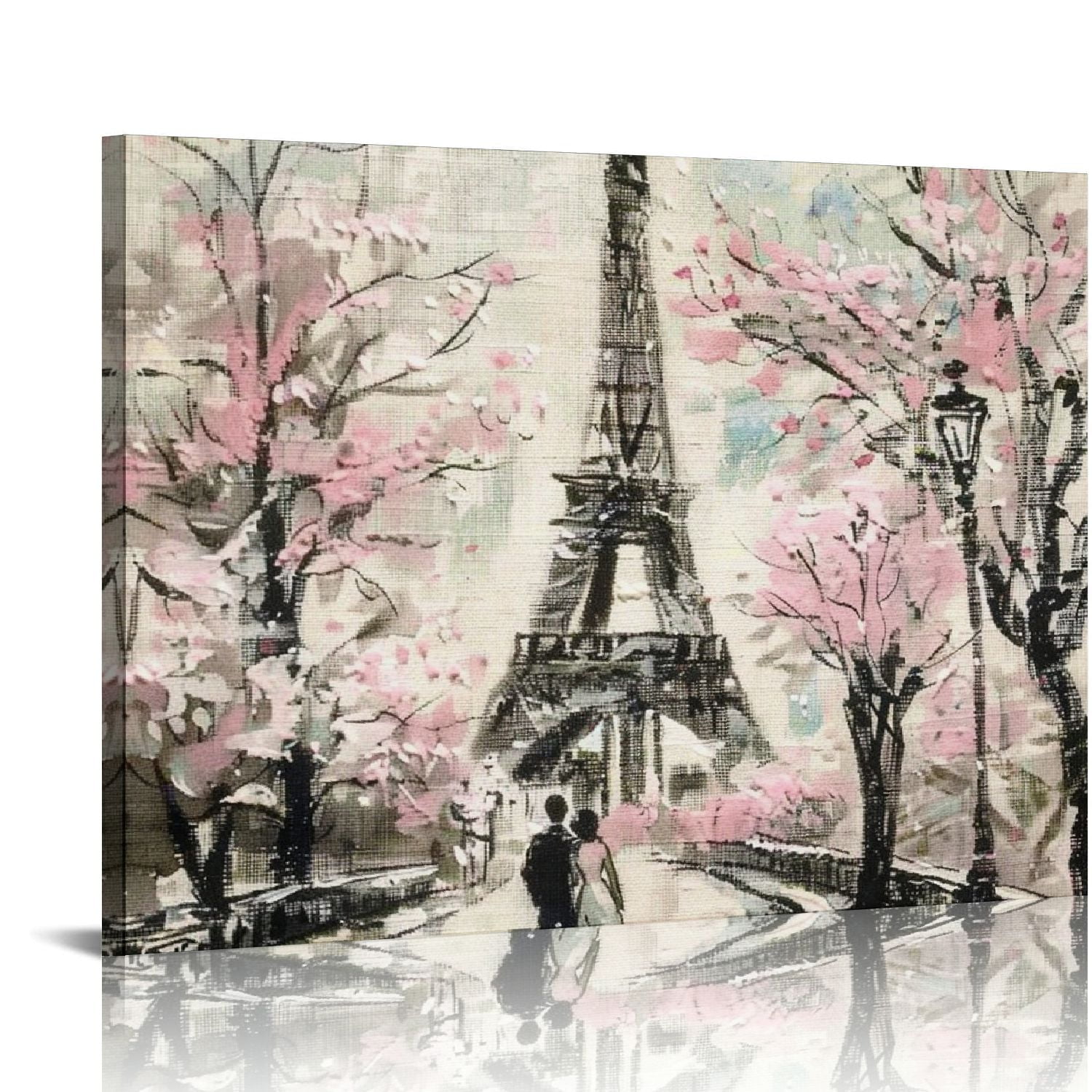 Orinice Eiffel Tower Flowers Fine Art Aesthetic Poster & Print Wall ...