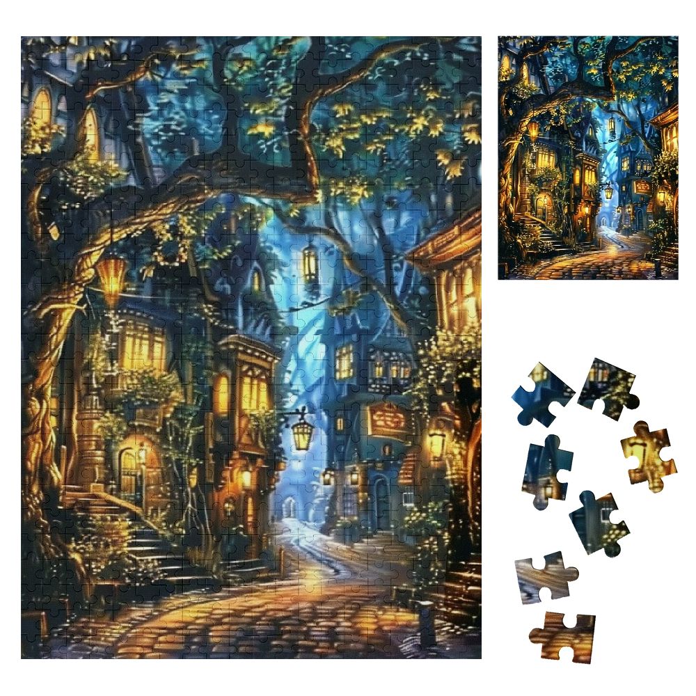 Orinice Fantasy Art Wooden Jigsaw Puzzle Vertical Challenging Difficult ...